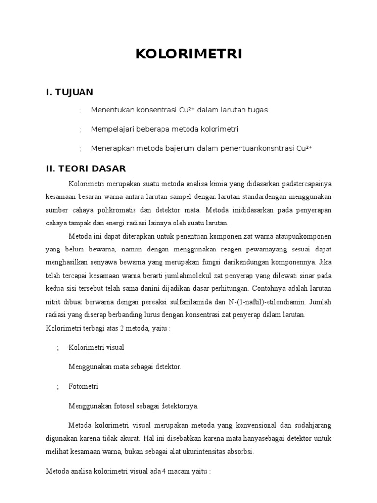 Kolorimetri Ikrar | PDF | Seni | Sains & Matematika