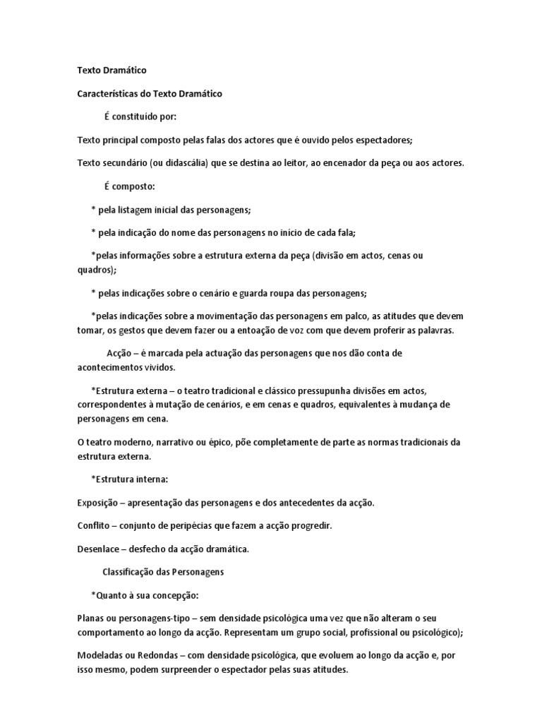 Texto Dramático | Teatro | Itália | Avaliação gratuita de 30 dias | Scribd