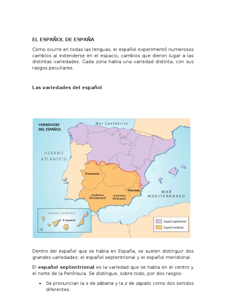 El Espanol de España y America | PDF | Lengua española | Semiótica