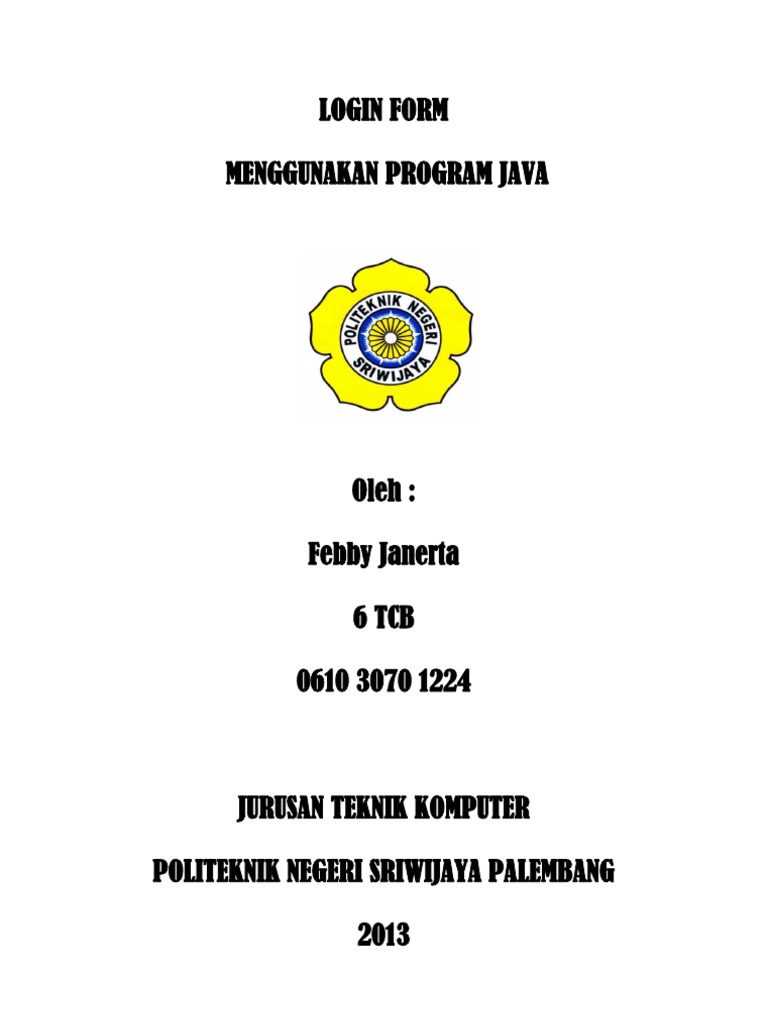 Java Login Form Implementation Guide | PDF | Computers