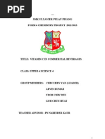 Vitamin C Test, and Other Acids Colour Change, With DCPIP. | PDF