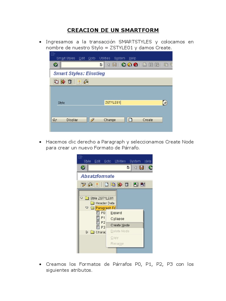 Creacion de Un SMARTFORM | PDF | Informática | Software
