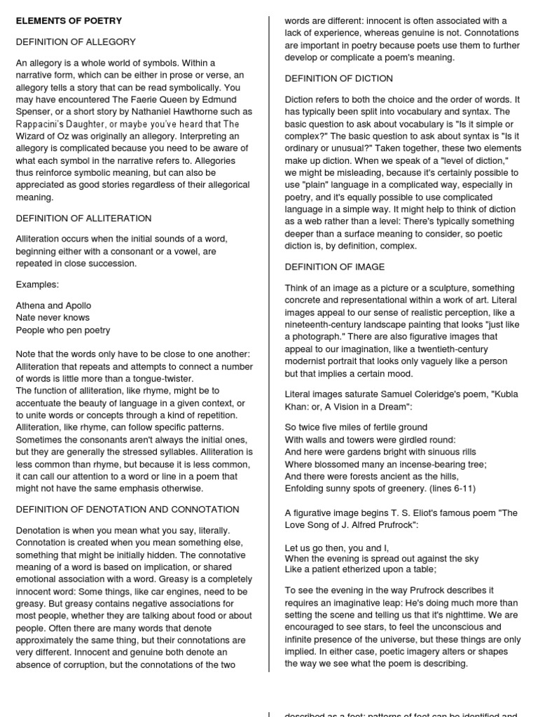 Poetry and Figures of Speech | Rhyme | Poetry