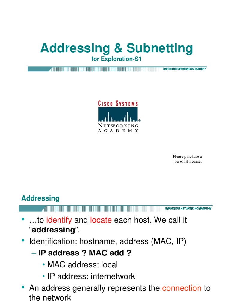 Addressing & Subnetting | PDF | Ip Address | Computer Network