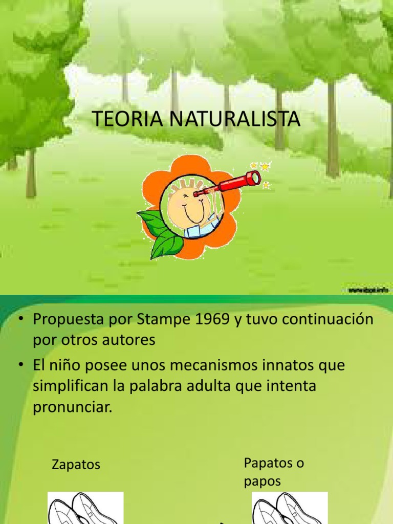 Teoría Naturalista del Lenguaje Infantil | PDF | Palabra | Fonema