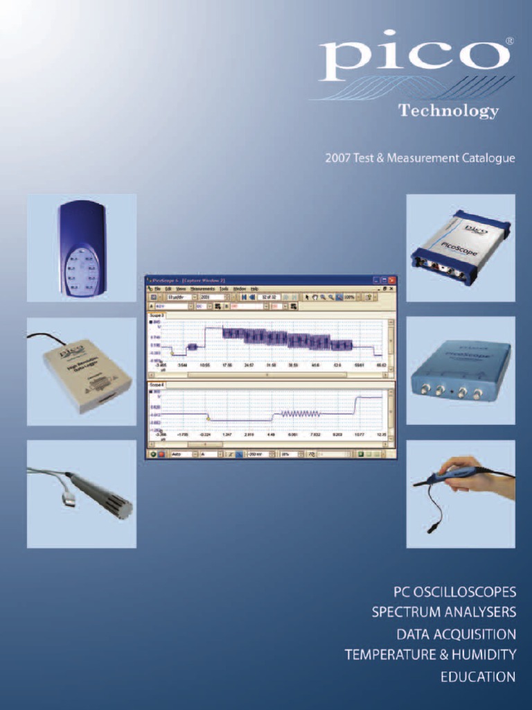 Pico Test Measurement Catalog | PDF | Personal Computers | Amplitude