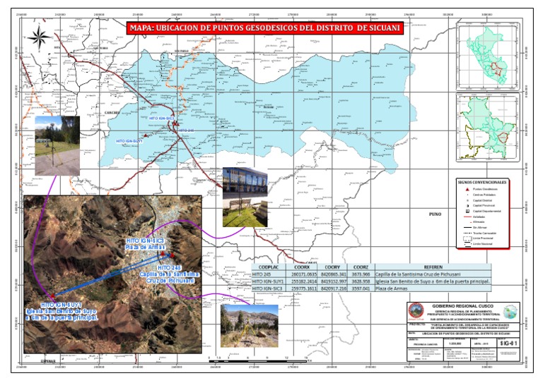 Mapa Sicuani | PDF | Geomática | Infografia