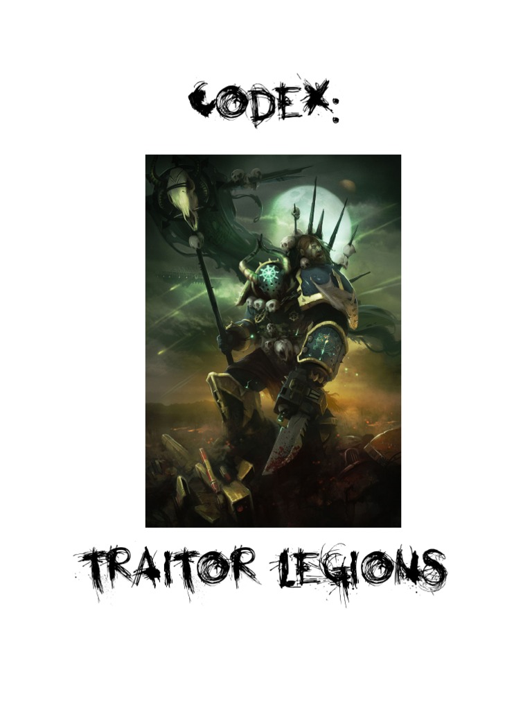 Codex Traitor Legions | PDF | Armed Conflict | Leisure