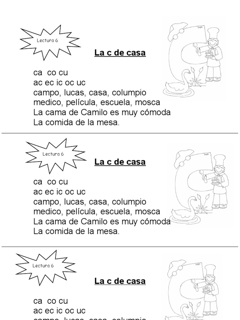 Lectura de La Letra C | PDF