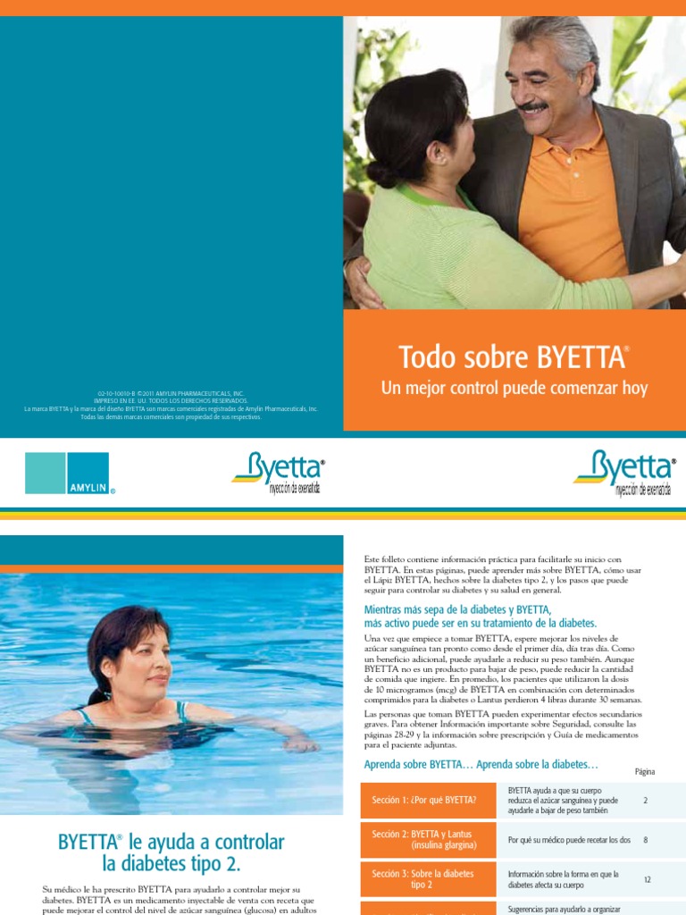 BYETTA Patient Education Es | PDF | Diabetes mellitus | Diabetes ...