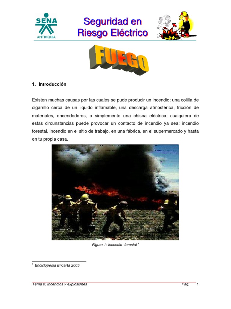 Incendios y Explosiones | PDF | Combustión | Oxígeno