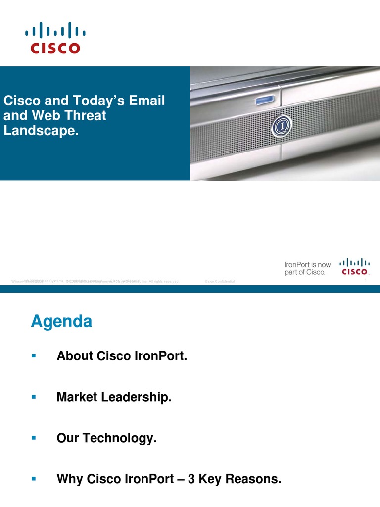IronPort Presentation | PDF | Email Spam | Malware