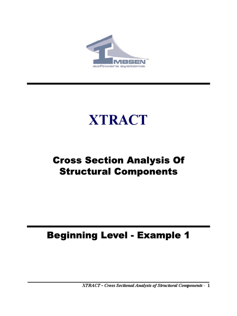 Xtract: Cross Section Analysis of Structural Components | PDF