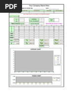Process Capability Study Template | PDF | Spreadsheet | Skewness