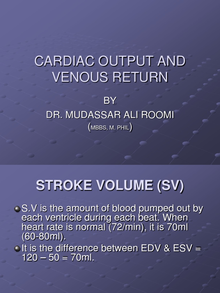 Cardiac Output Regulation Overview | PDF | Heart | Vein