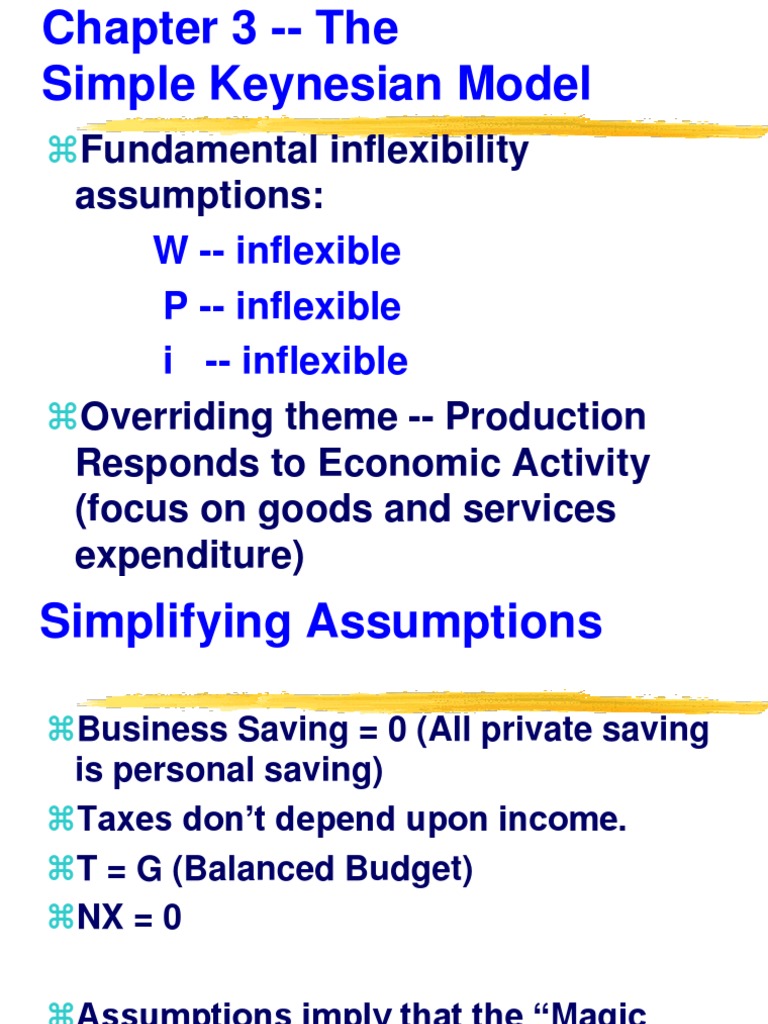 Fundamental Inflexibility Assumptions:: W - Inflexible P - Inflexible I ...