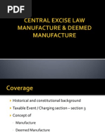 Objects and Basic Scheme of The CST Act | PDF | Taxes | Excise