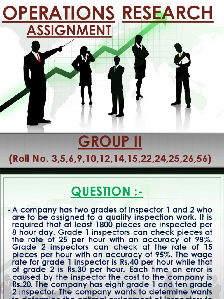 Operations Research Assignment | PDF | Mathematical Optimization ...