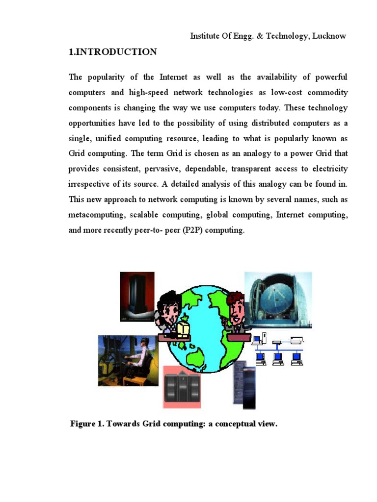Figure 1. Towards Grid Computing: A Conceptual View | PDF | Grid Computing | Communications ...