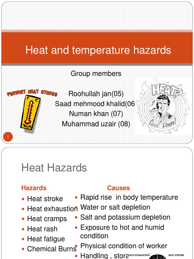 Heat and Temperature Hazards (5-8) | PDF