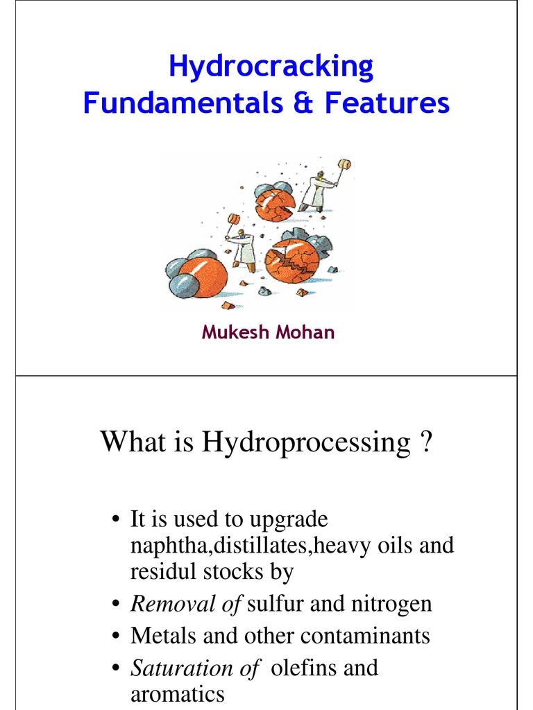 Hydrocracking.PDF | Cracking (Chemistry) | Hydrogen