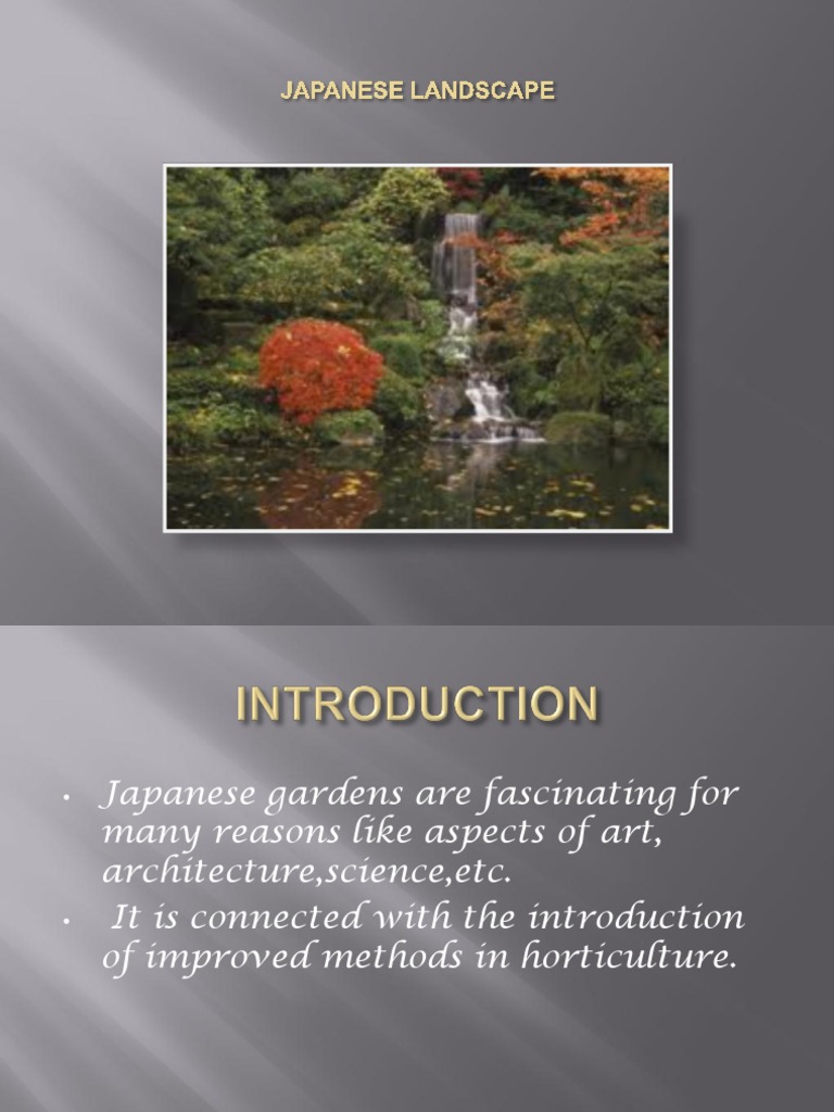 Japanese Gardens PPT 2. | PDF | Gardens | Landscape