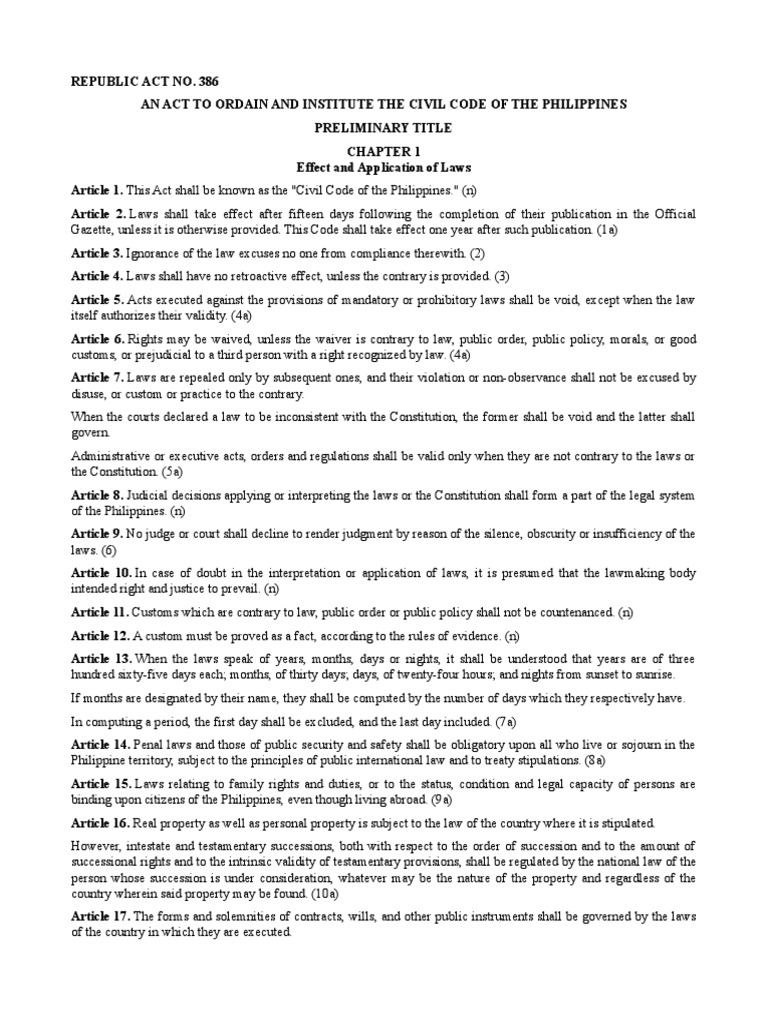 New Civil Code | PDF | Annulment | Lawsuit