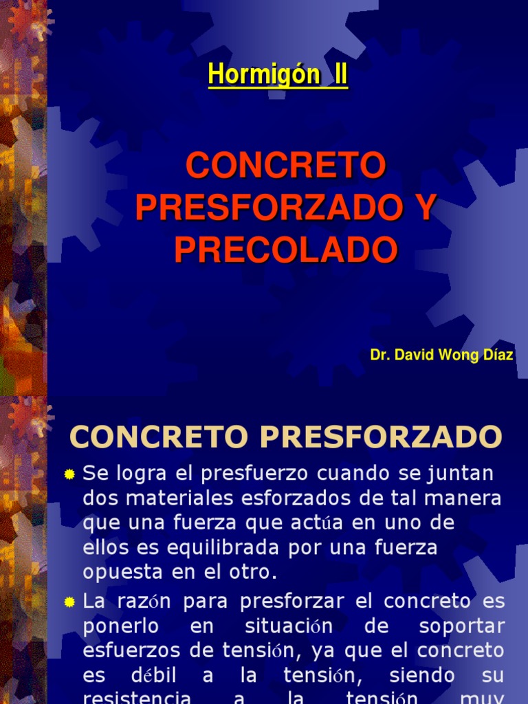 Concreto Presforzado y Precolado Best | PDF | Hormigón pretensado | Hormigón
