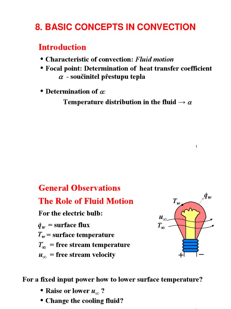Basic Concepts in Convection - Bounday Layers | PDF | Boundary Layer | Fluid Dynamics