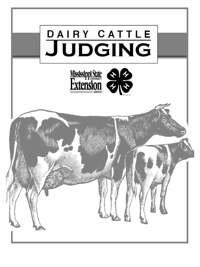 Judging: Dairycattle | PDF | Dairy Cattle | Cattle