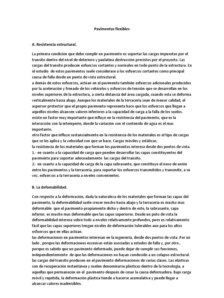 Pavimentos Flexibles | PDF