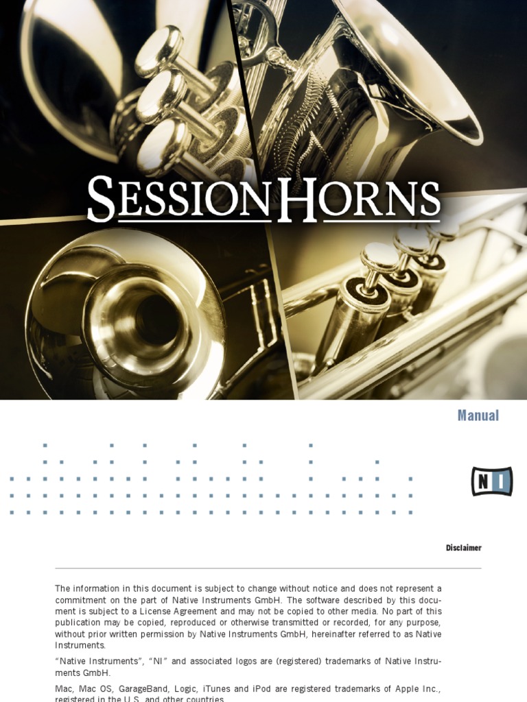 Session Horns Manual English | PDF | Equalization (Audio) | Synthesizer