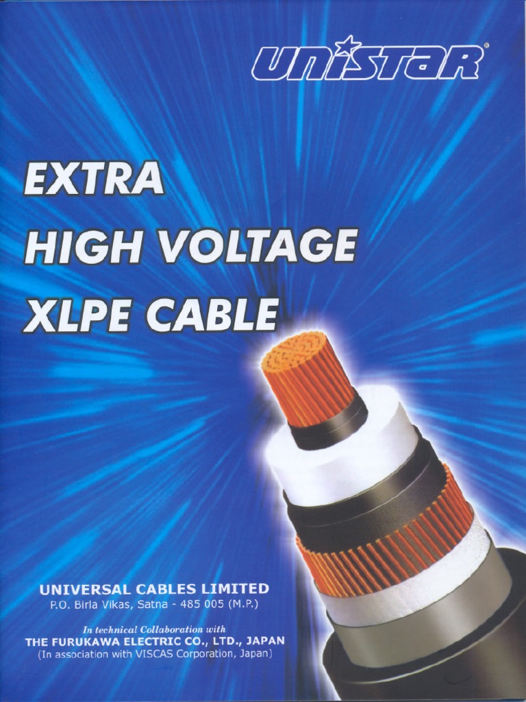 Catalogue of EHV Cables | Insulator (Electricity) | Cable