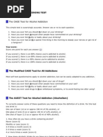 BAM Assessment and Scoring Guidelines | PDF | Substance Abuse | Drugs ...