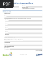 Form Sga (PG) PDF | PDF | Nutrition | Diet & Nutrition
