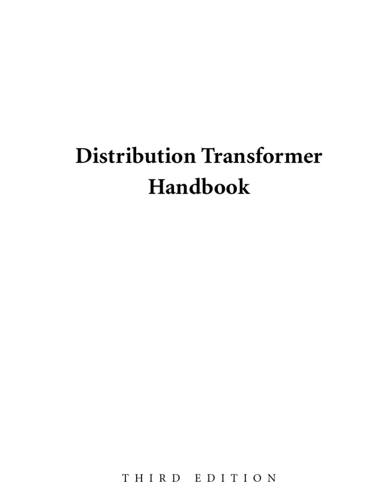 Distribution Transformer Handbook | PDF