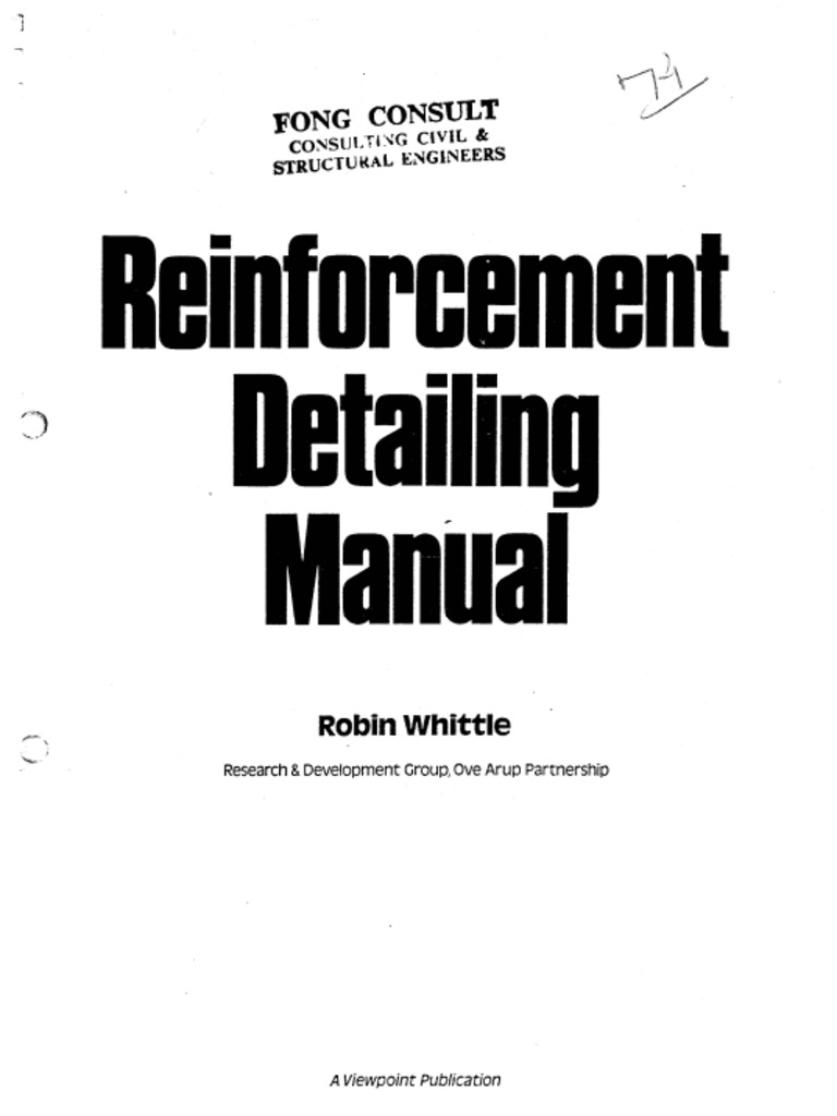 Robin Whittle - Reinforcement Detail Manual | PDF