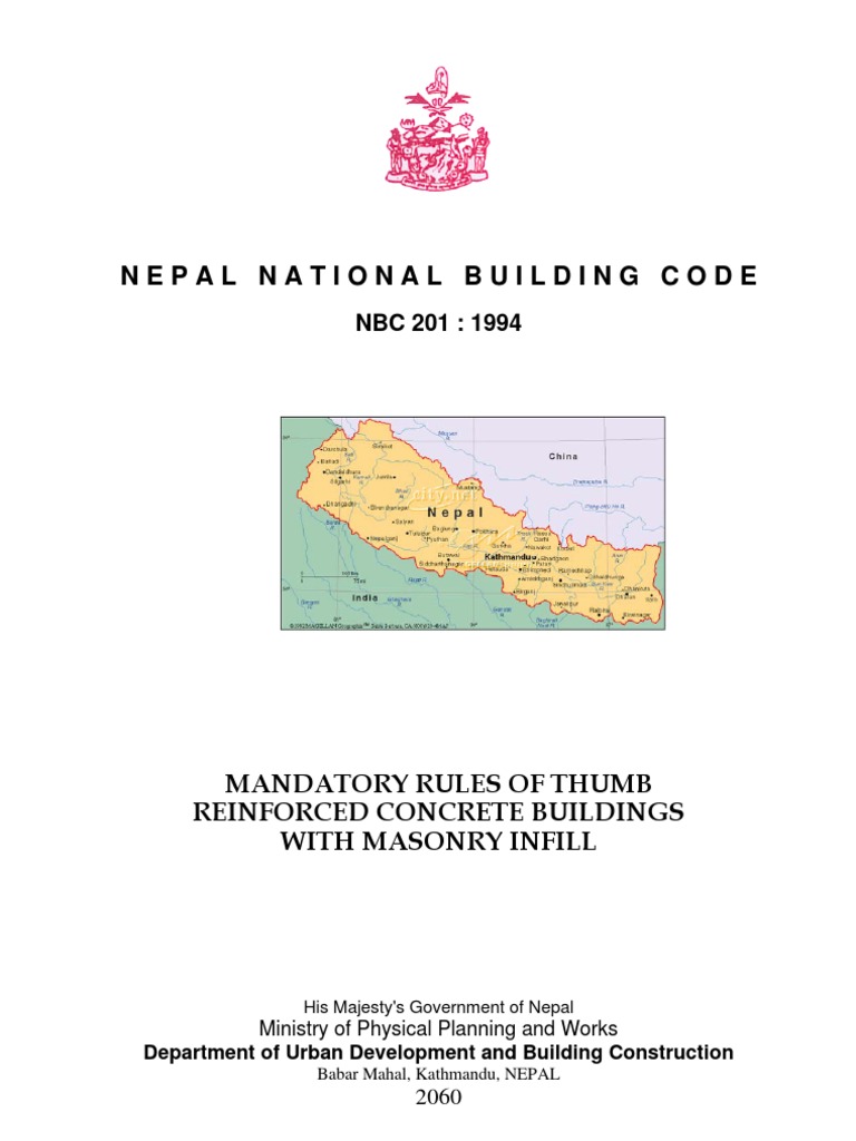 Nepal National Building Code NBC 201 | PDF