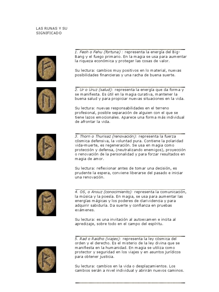 Las Runas | PDF | Amor | Felicidad