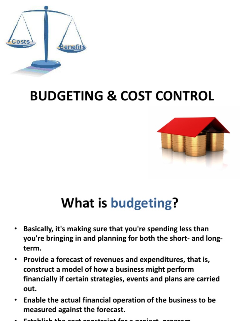 Budgeting and Cost Control Essentials | PDF | Cost Accounting | Capital ...