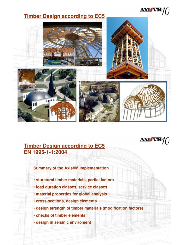 EC5 Timber Design | PDF | Lumber | Strength Of Materials
