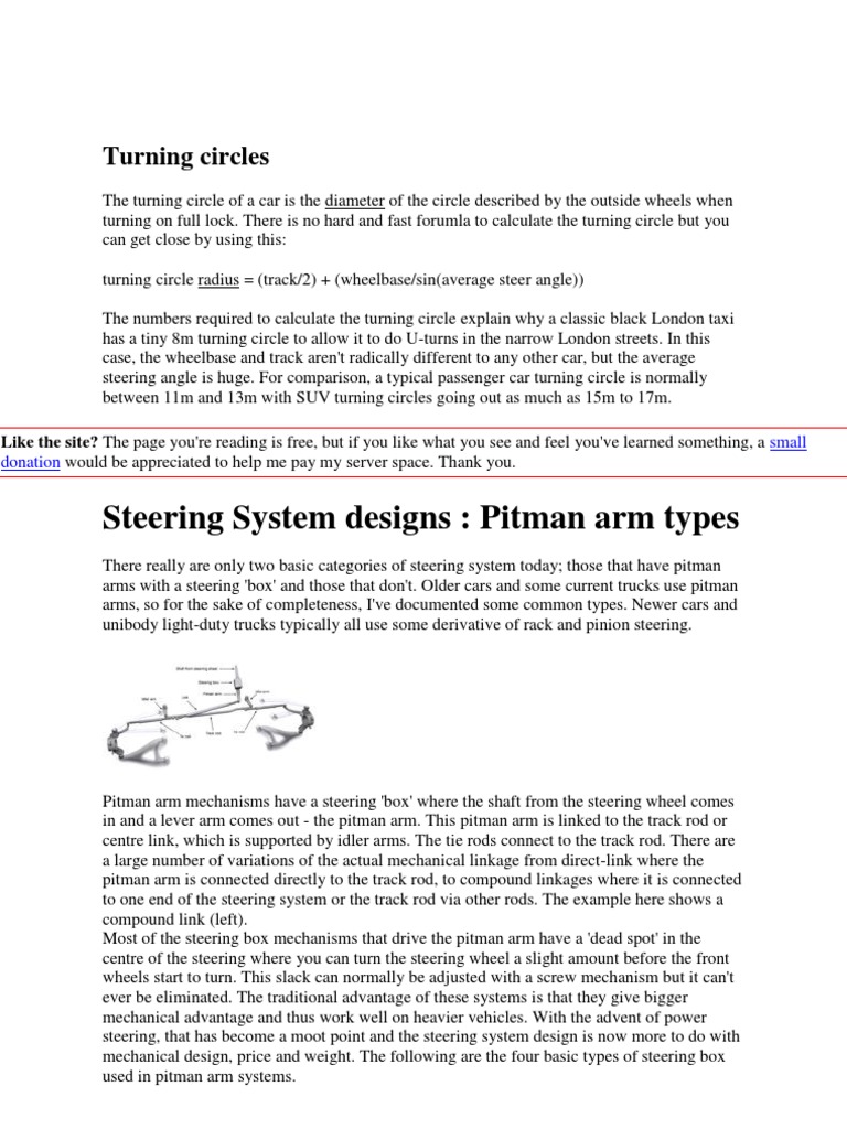 Steer | PDF | Steering | Gear