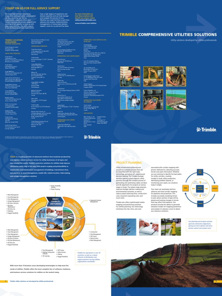 Utilities Capabilities Brochure 0210 | PDF | Geographic Information ...
