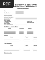 CIS Client Information Sheet | PDF | Mail | Corporations