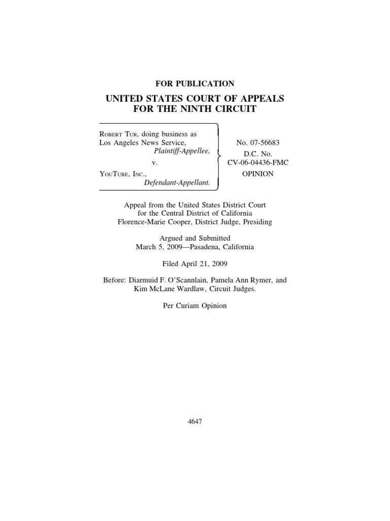 United States Court of Appeals For The Ninth Circuit | PDF | Mootness ...