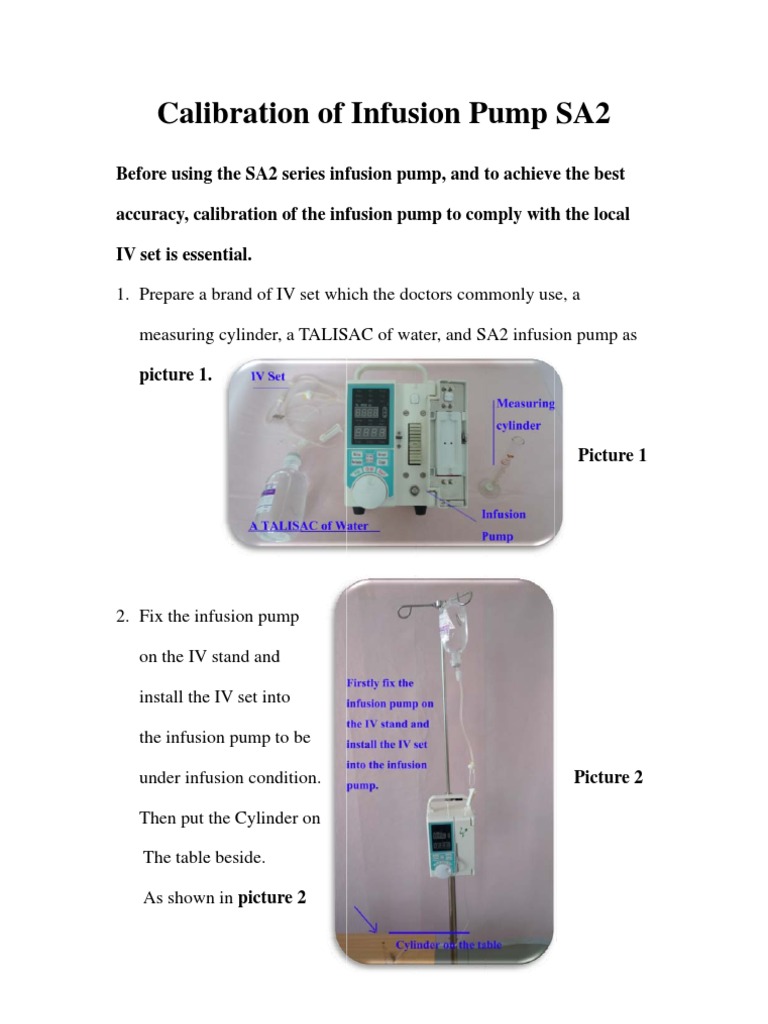 Infusion Pump Calibration Guide | PDF | Nature