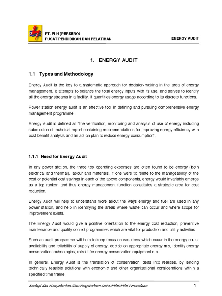 Energy Audit | PDF | Audit | Boiler