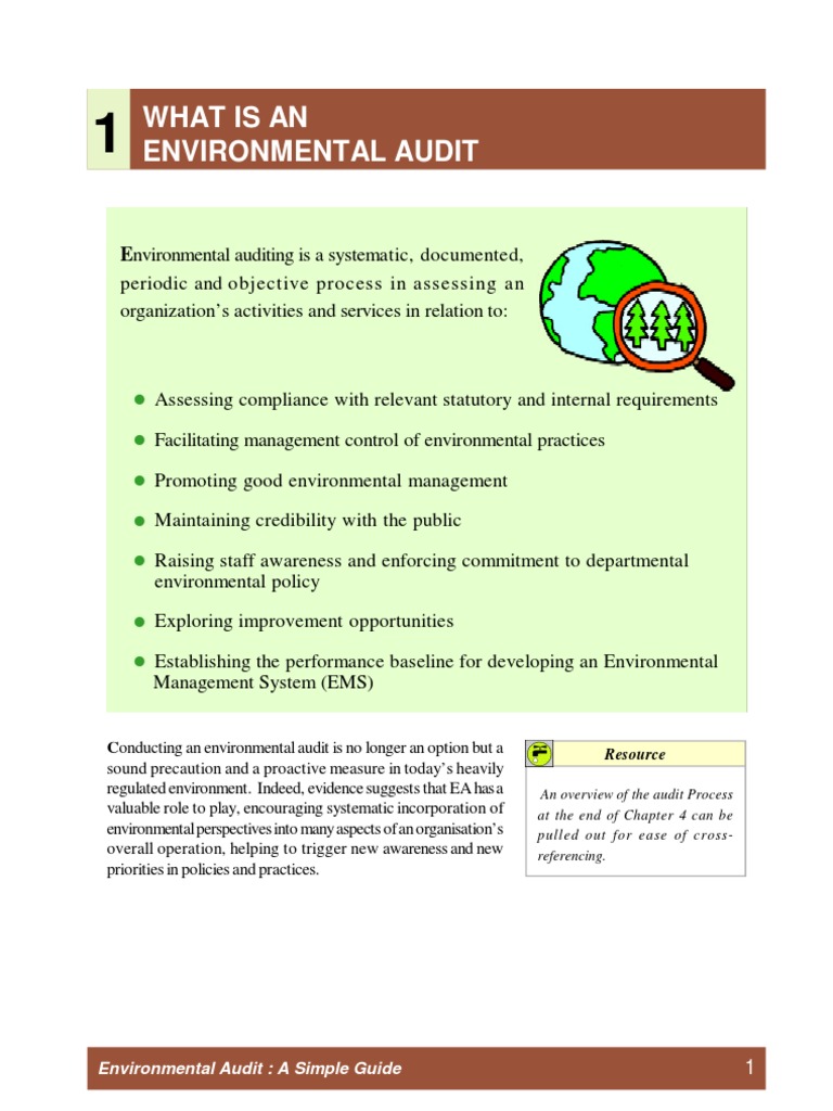 What Is An Environmental Audit | PDF | Finance & Money Management