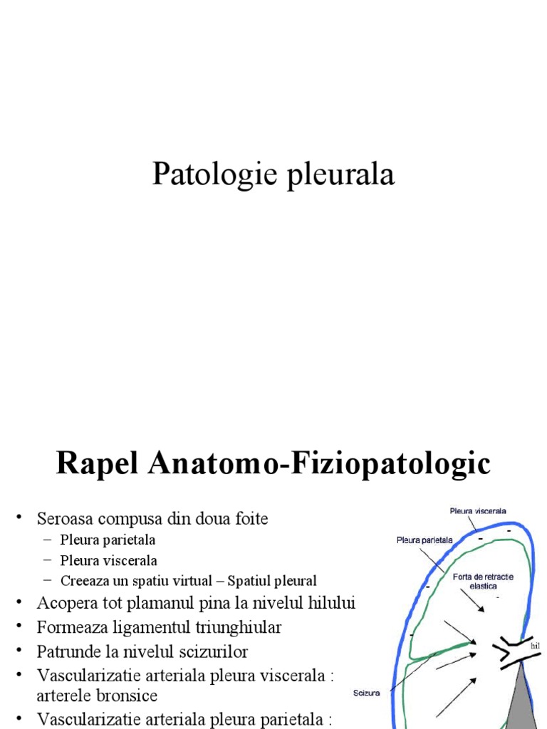 Patologie Pleurala | PDF