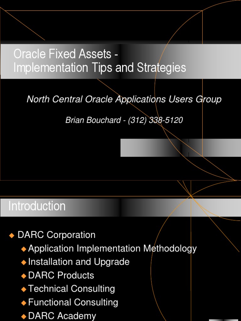 Oracle Fixed Assets Implementation Guide | PDF | Oracle Database ...